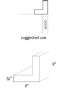 MPM400-CCM Polar White Frameless Crown Molding – RTA Wood Cabinets